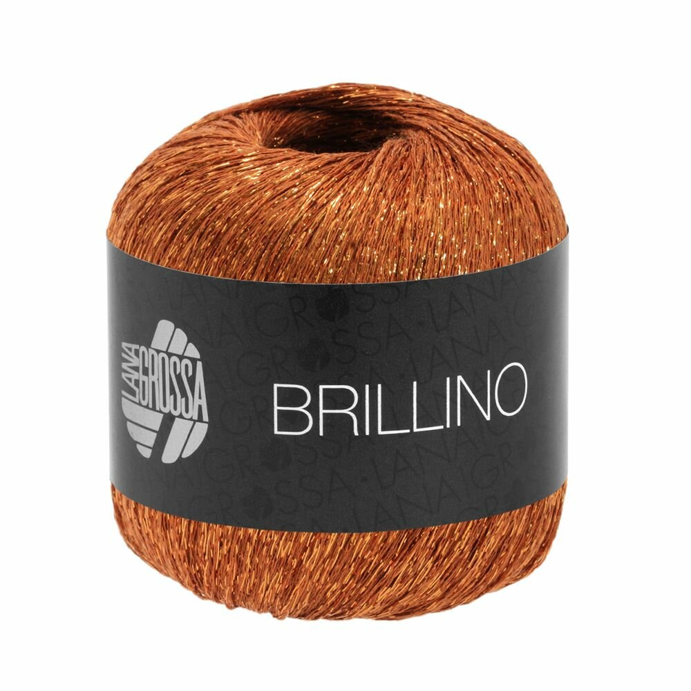 Пряжа для вязания Lana Grossa Brillino (01 Kupferrot)