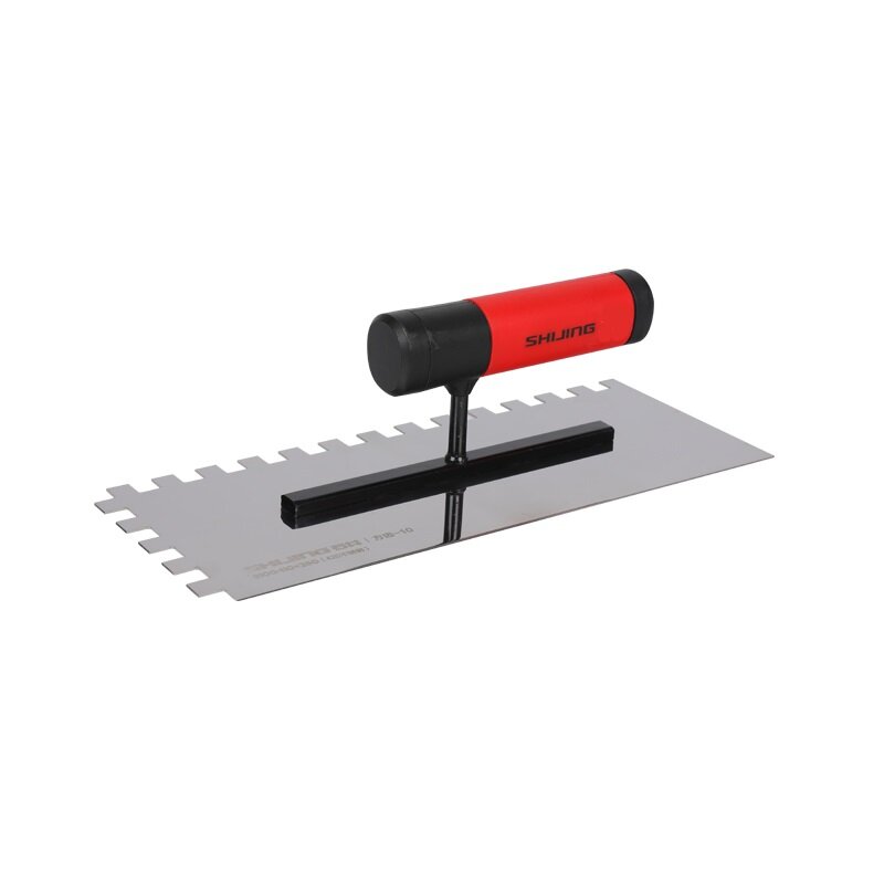 Shijing 5100-15 Гребенка для плитки, зуб 15х15мм 110X280мм. Шпатель зубчатый