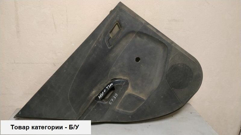 Обшивка двери Chevrolet Aveo 2011 Задн. Лев. - Б/У