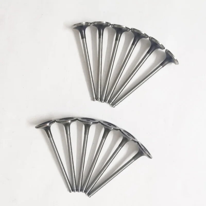 12 шт. 9801960980 539042 R6936 9807645980 9675073180 Впускной выпускной клапан для Citroen C3 C4 DS4 Peugeot 208 2008 3008 308 HNX HNY