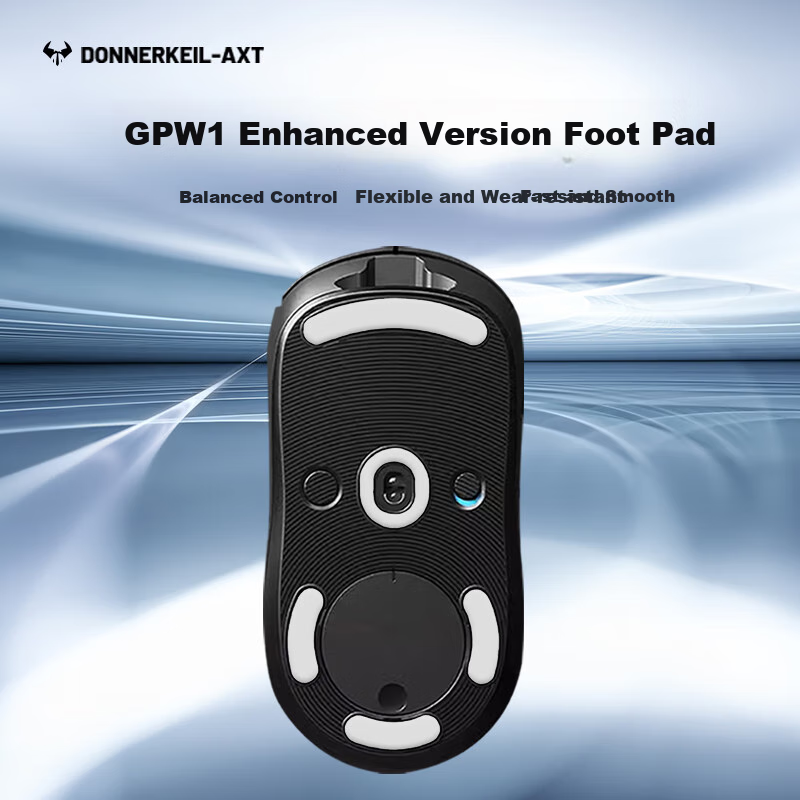 Razer Mouse Pad for GPW Mouse, Dog King Foot Sticker, Anti-slip GPW Gaming Mouse Pad, Smooth and Wear-resistant GPW Enhanced Edition Arc-shaped Foot Sticker, Smooth and Durable GPW First Generation En