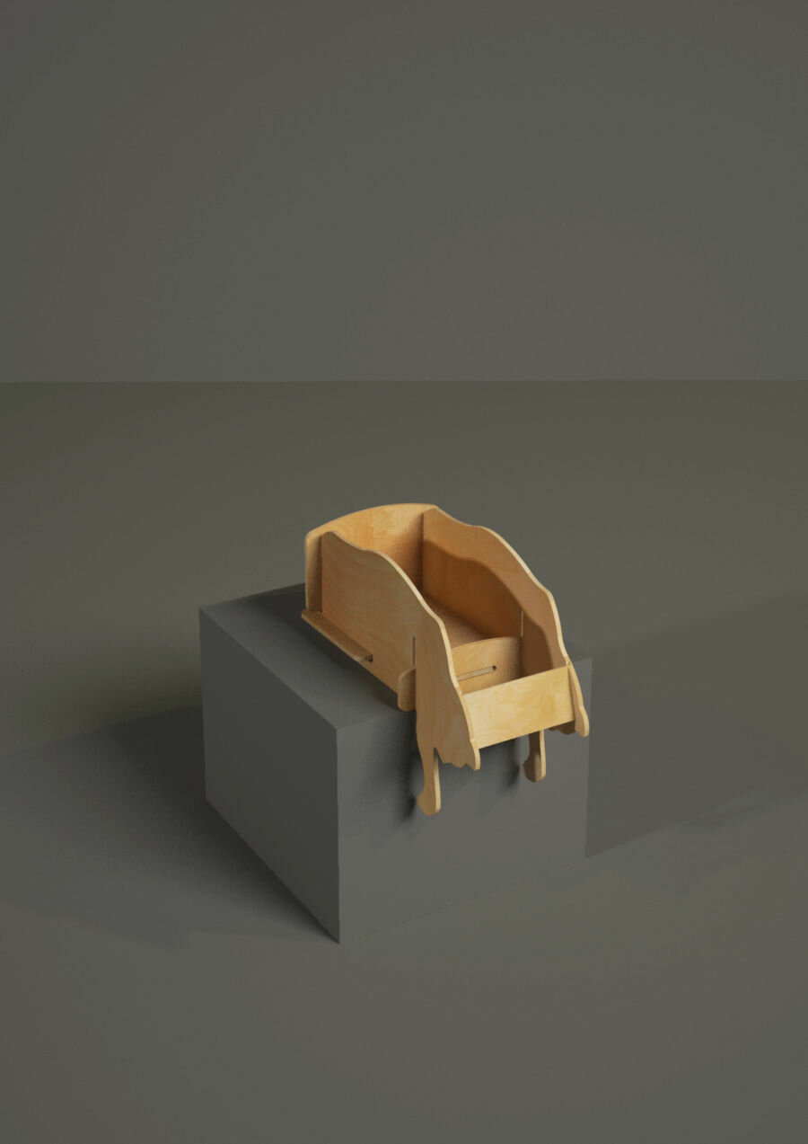 Горка-этажерка из фанеры "POSMA" ФФ №35. Производитель товара - компания Westcom.