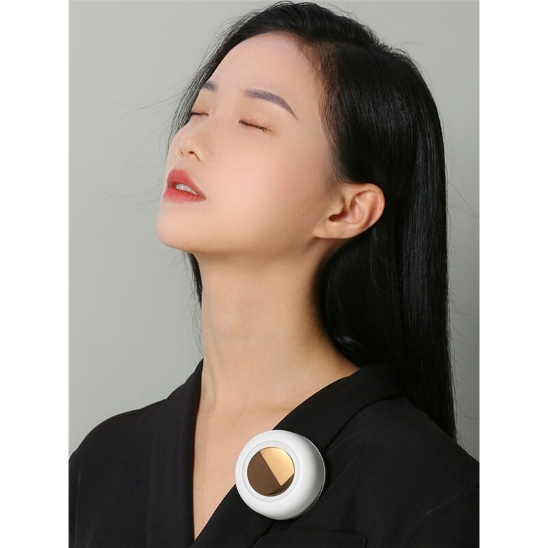 Мини-вентилятор. Портативный защелкивающийся вентилятор MF019 крепится к воротнику