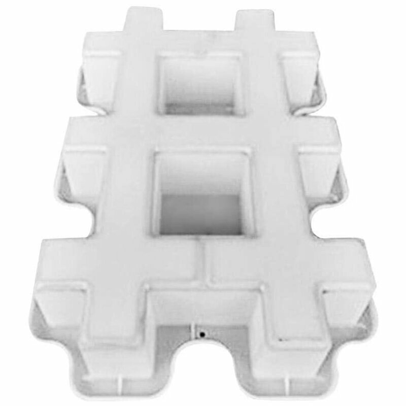 Maker Многоразовые формы для изготовления бетонных дорожек Форма для создания садовых дорожек Форма для создания тротуаров Форма для бетона, камня, дорожного цемента, кирпича