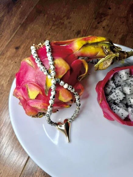 Колье, яшма