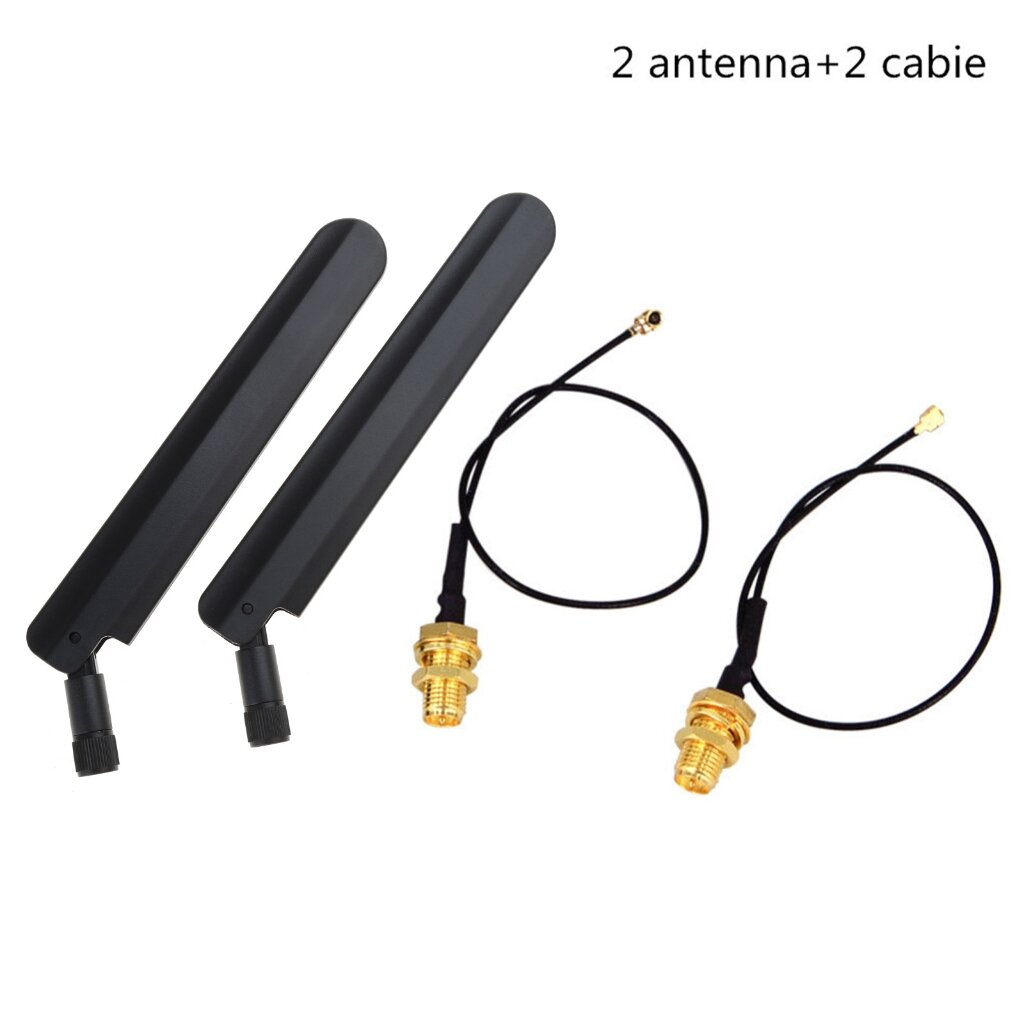 Антенна Wi-Fi 3 дБи, беспроводной беспроводной маршрутизатор + кабель PCI U.FL IPX 17 см с косичкой RP