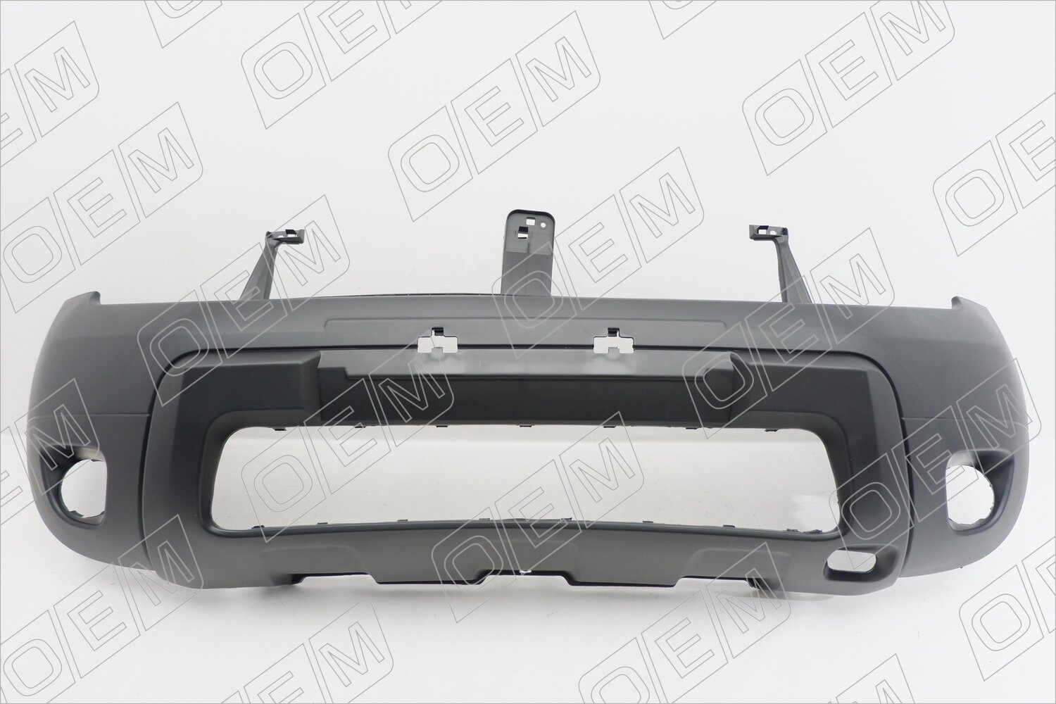 Бампер Renault Duster 1 2010-2015 передний под ПТФ