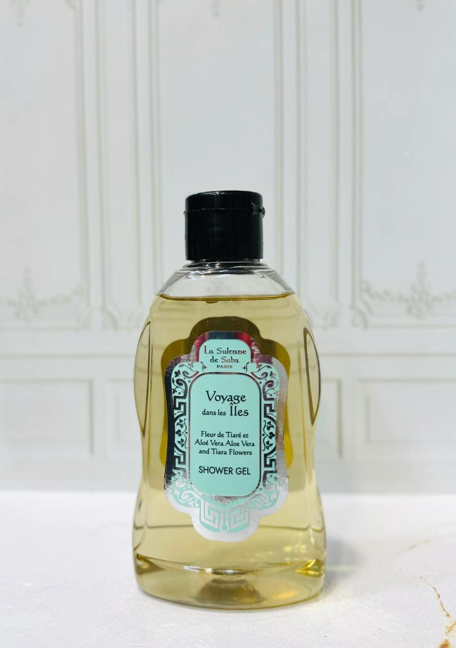Гель для душа La Sultane de Saba "Fleur de Tiare et Aloe Vera and Tiara Flovers", 300мл, унисекс