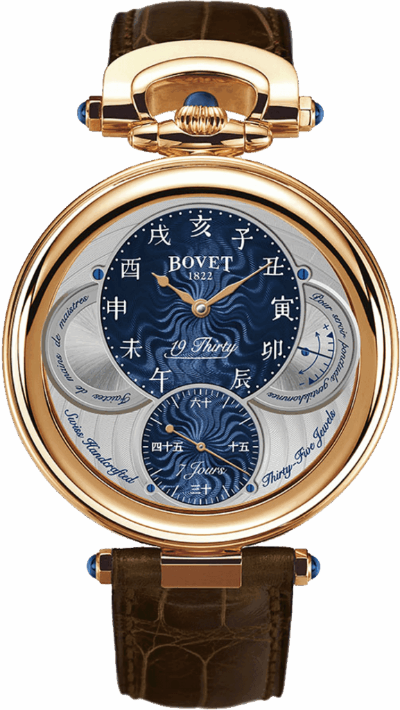 Наручные часы Bovet, золото, сапфир