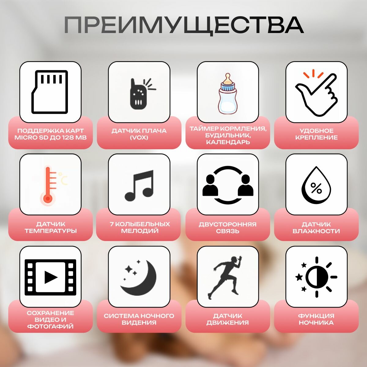 Видеоняня, радионяня HI-DEVICE беспроводная WI-FI