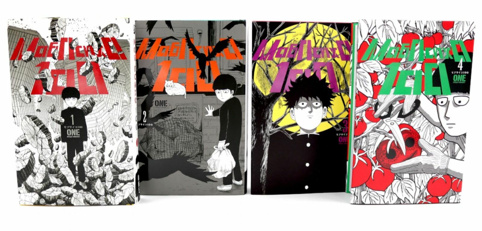 Комплект книг Терлецки Комикс Том 1-4. Моб Психо 100: манга One, 2023 г