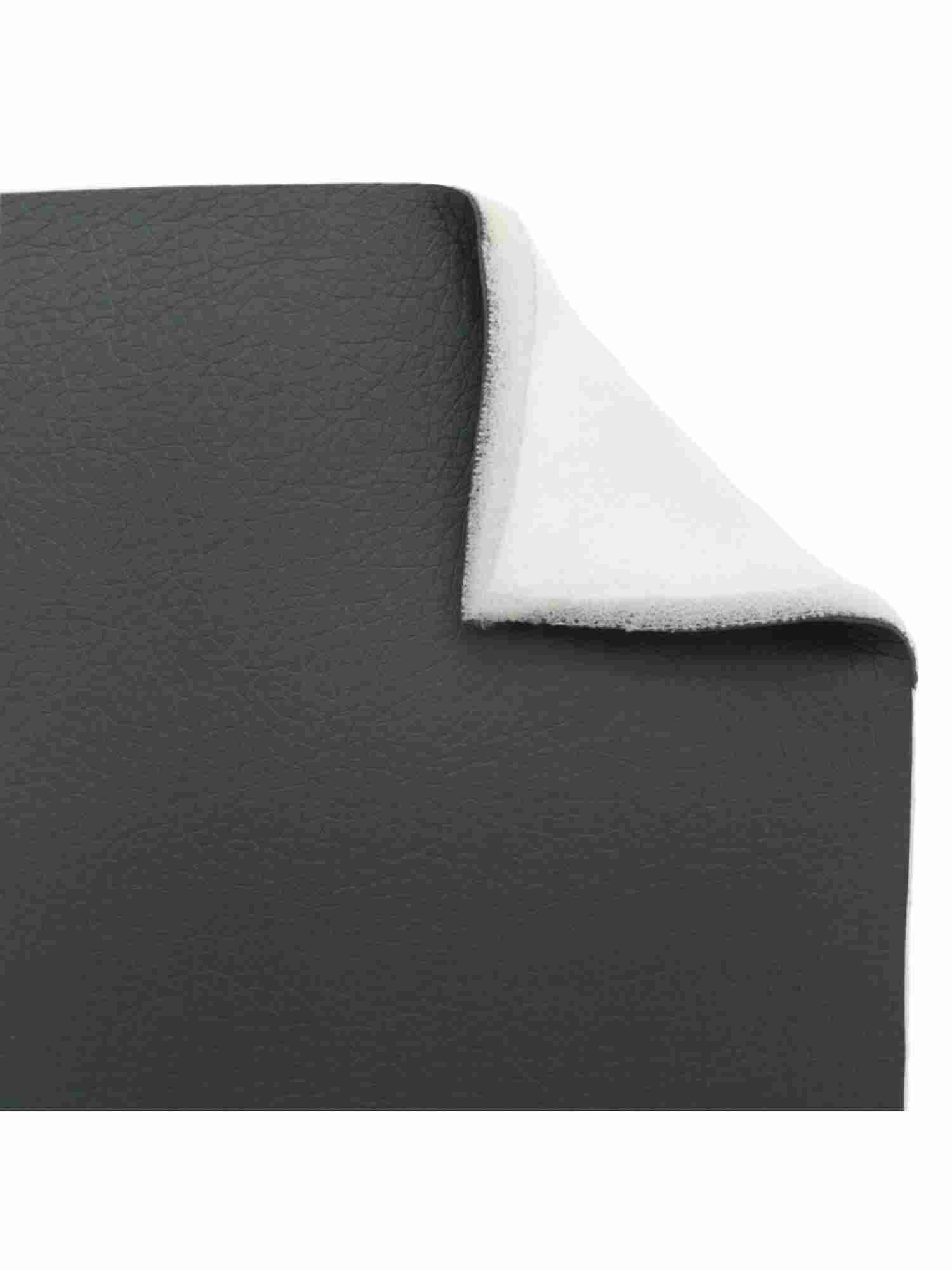 Экокожа «Орегон» на поролоне 10 мм (темно-серая, ширина 1,4 м, толщина 10,85 мм.) belais #13913