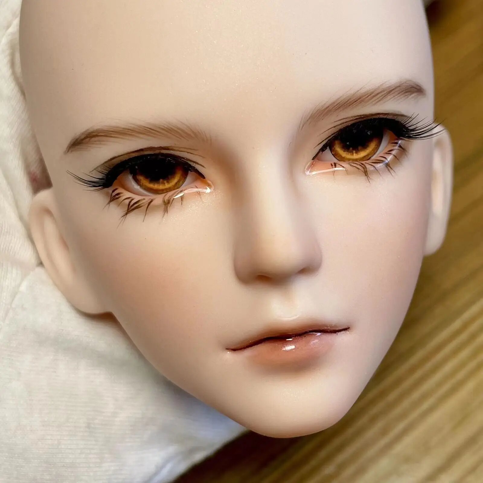 Кукольная голова CANDY SISTER 1/3 пластиковая мужская с макияжем