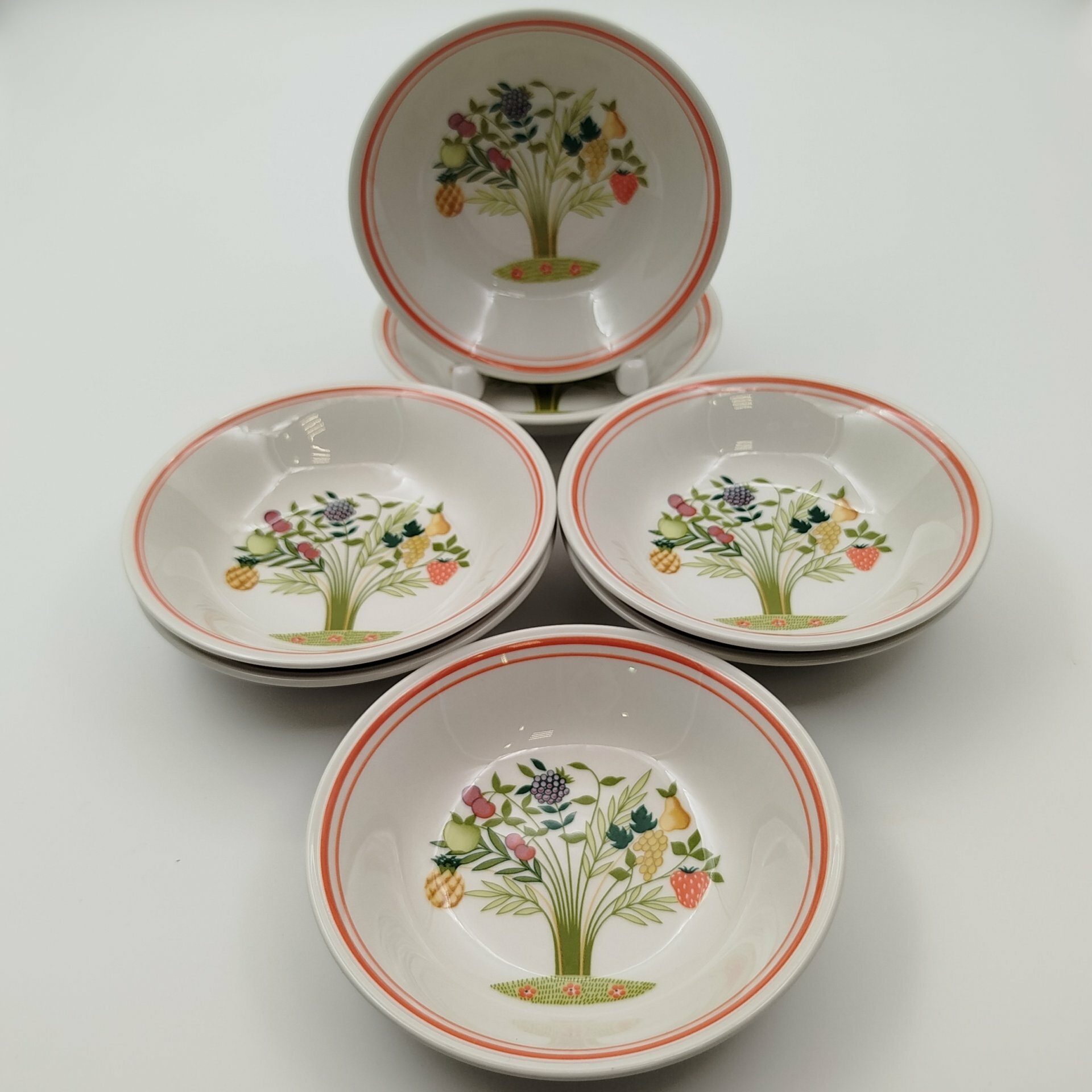 Набор салатников (мисок) для подачи закусок (7 предметов), коллекция Bon Appetit