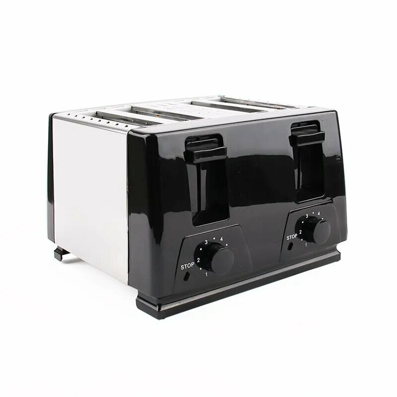 Тостер DMWD TSJ-QL-318B, пластик, мощность 1300Вт, 4 тоста, черно-серый