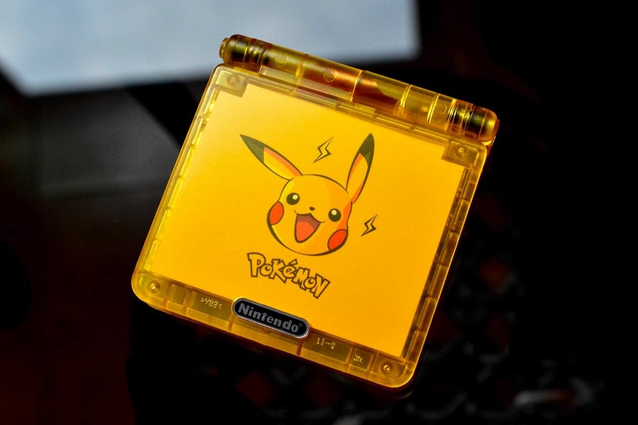 Электронная игра тамагочи Nintendo gbasp . мариоОригинальная портативная консоль Pikachu, игровая приставка Little God's Game SP, GBA