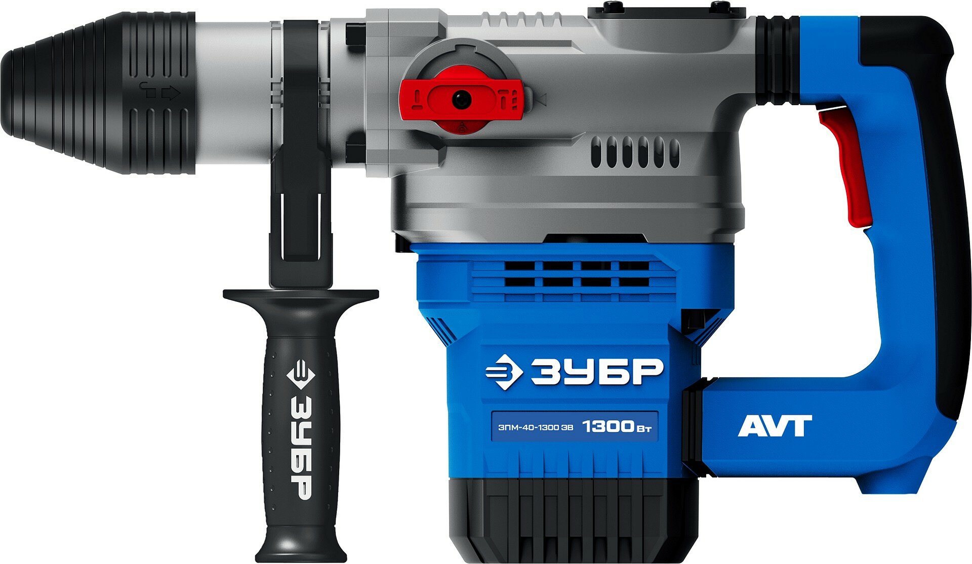 Перфоратор ЗУБР 40 мм, 1300 Вт, АВТ, SDS-Max, Профессионал (ЗПМ-40-1300 ЭВ)