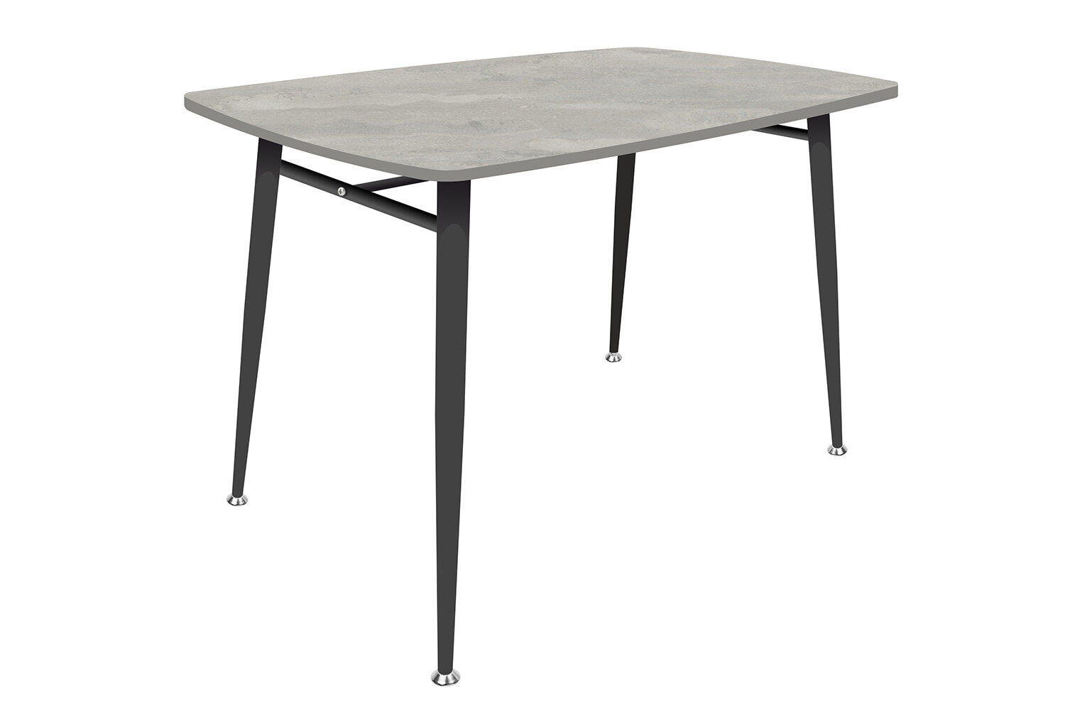 Стол брик, бетон/чёрный