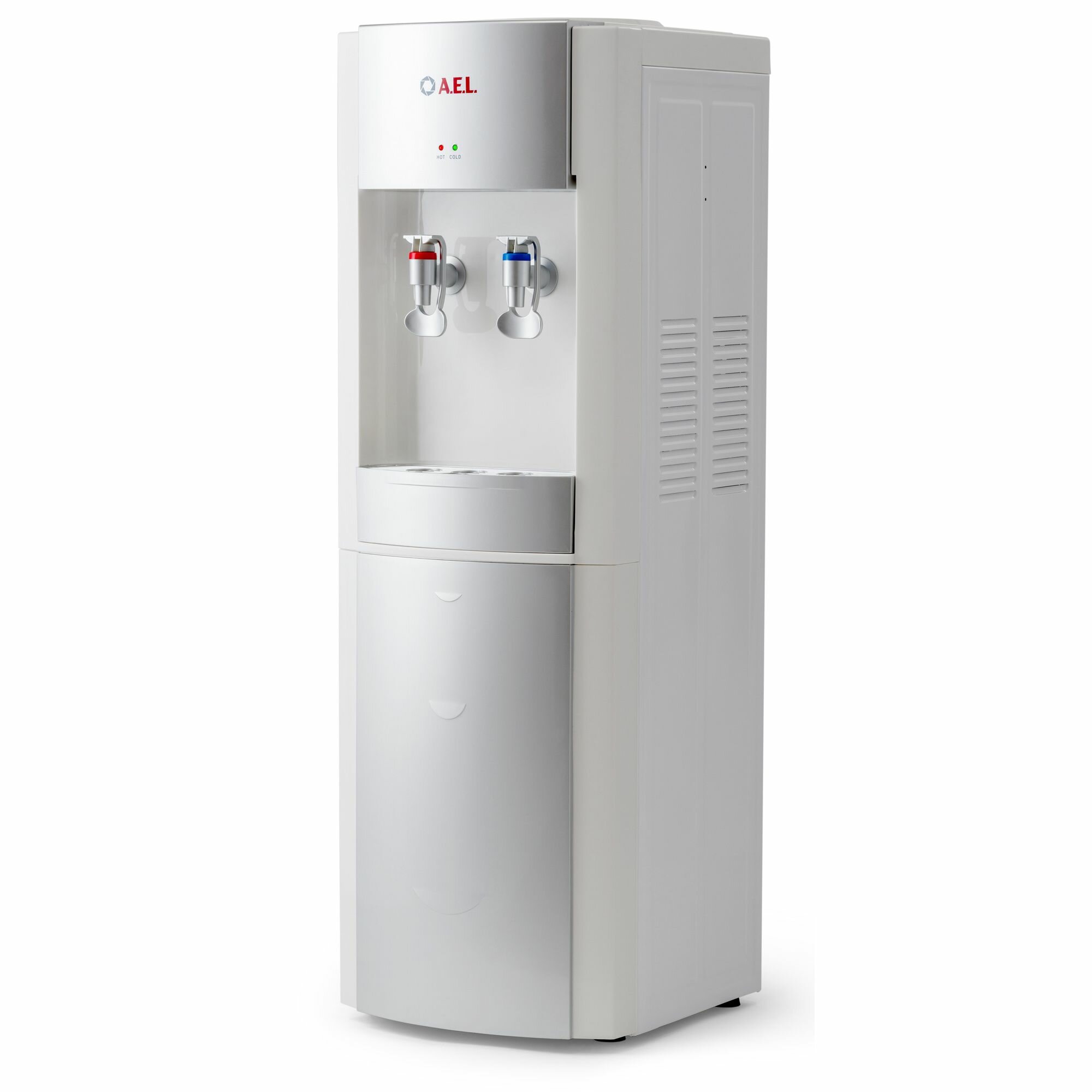 Кулер для воды AEL LD-AEL-28 напольный белый/серебристый (00256)