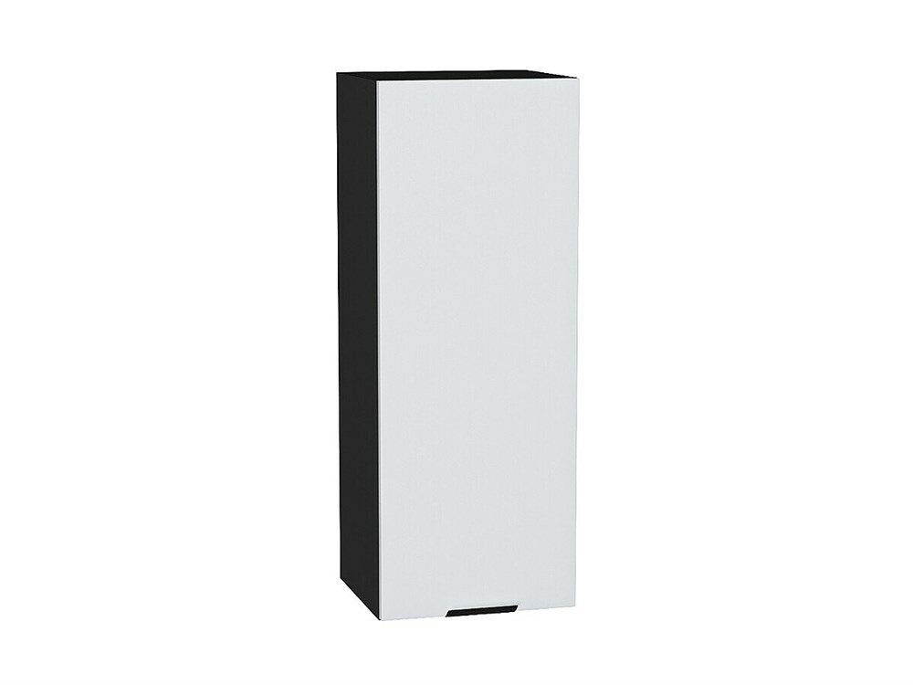 VVT Шкаф верхний с 1-ой дверцей Евро Graphite, Белый, 920, 350 В*Ш*Г 920*350*318, фасад МДФ Белый, корпус Graphite Белый