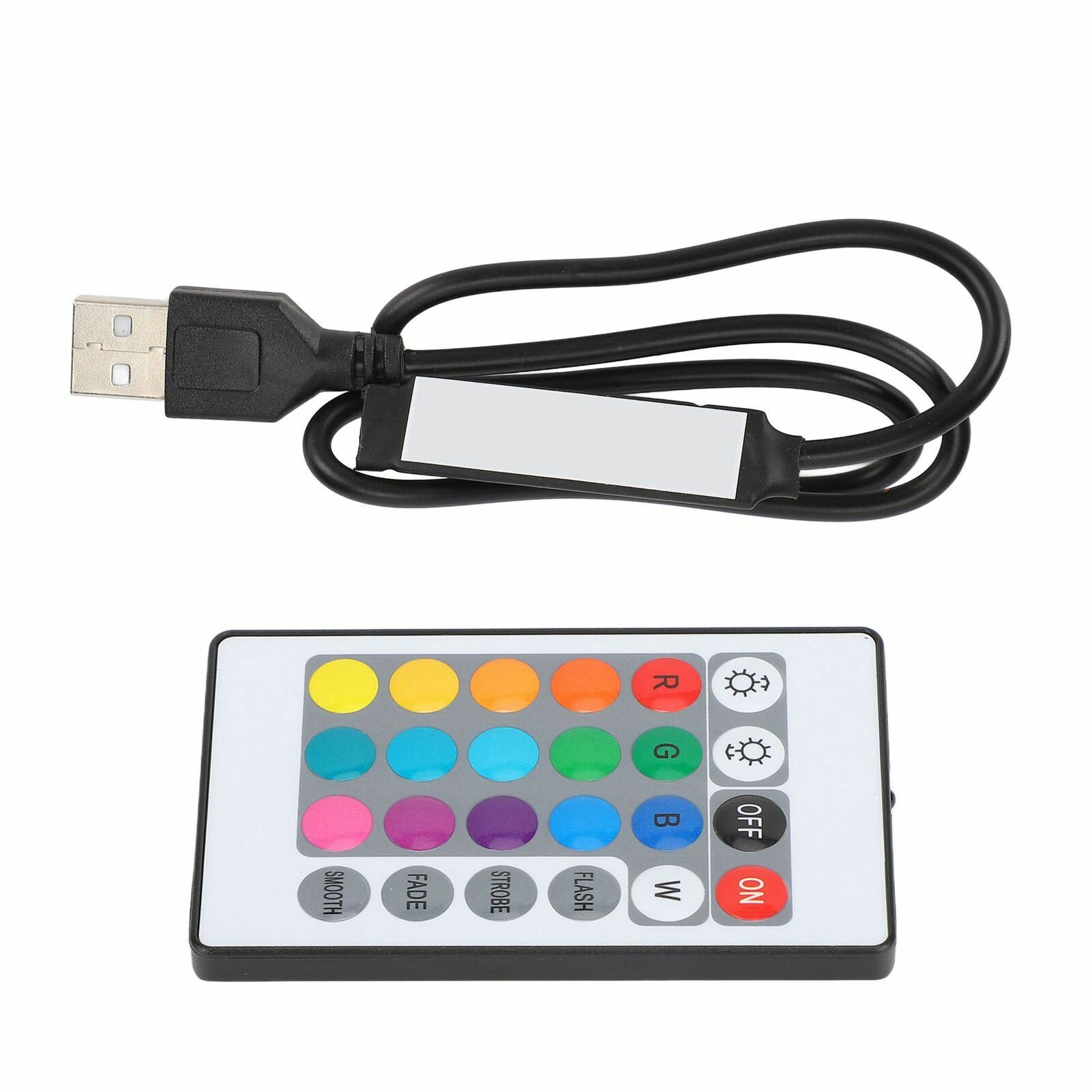 Контроллер световых лент USB Bluetooth RGB с дистанционным управлением для 4-контактных светодиодных лент 5 В