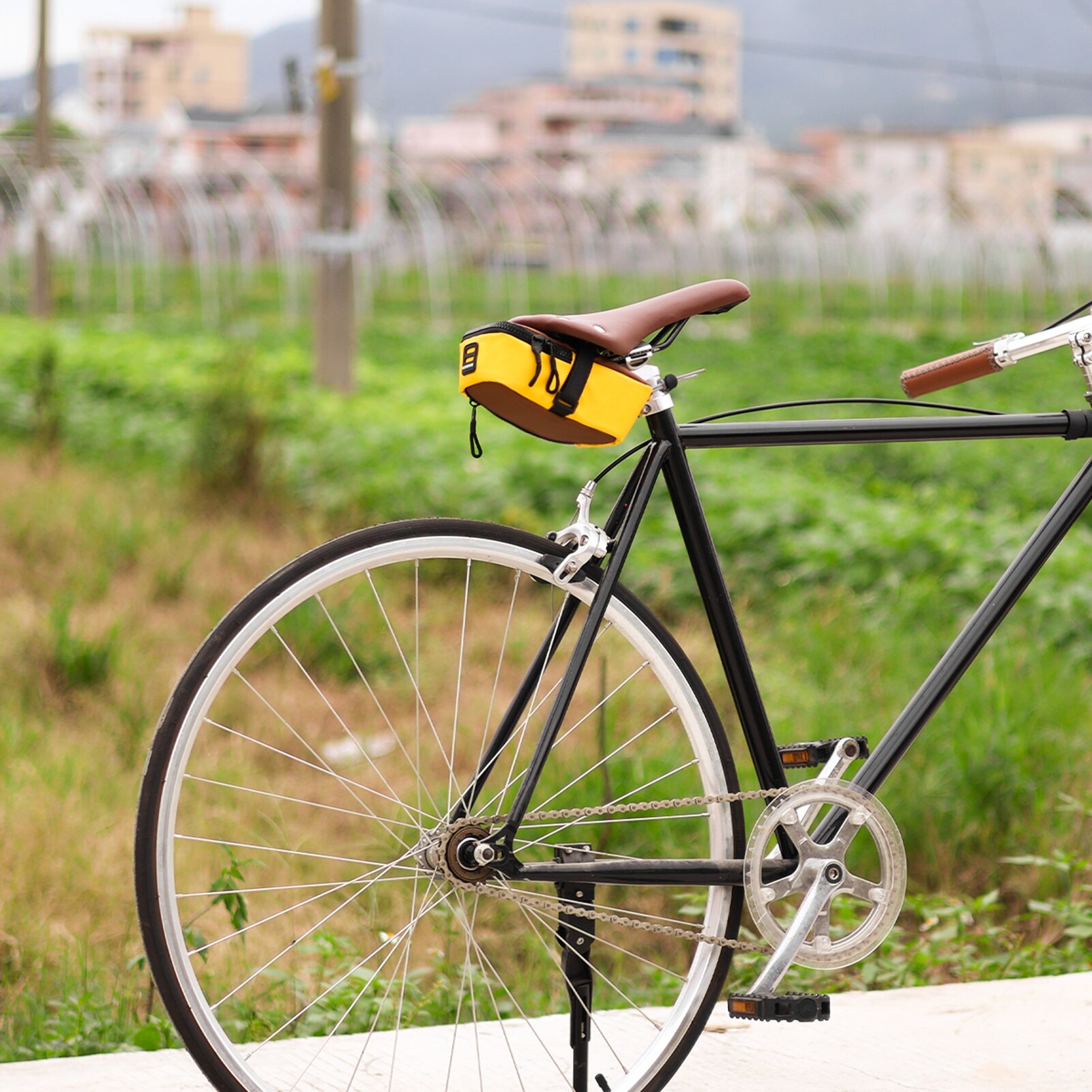 Большая вместительная сумка для велосипедного седла, водонепроницаемая расширяемая сумка для заднего сиденья, сумка для велосипеда под сиденьем