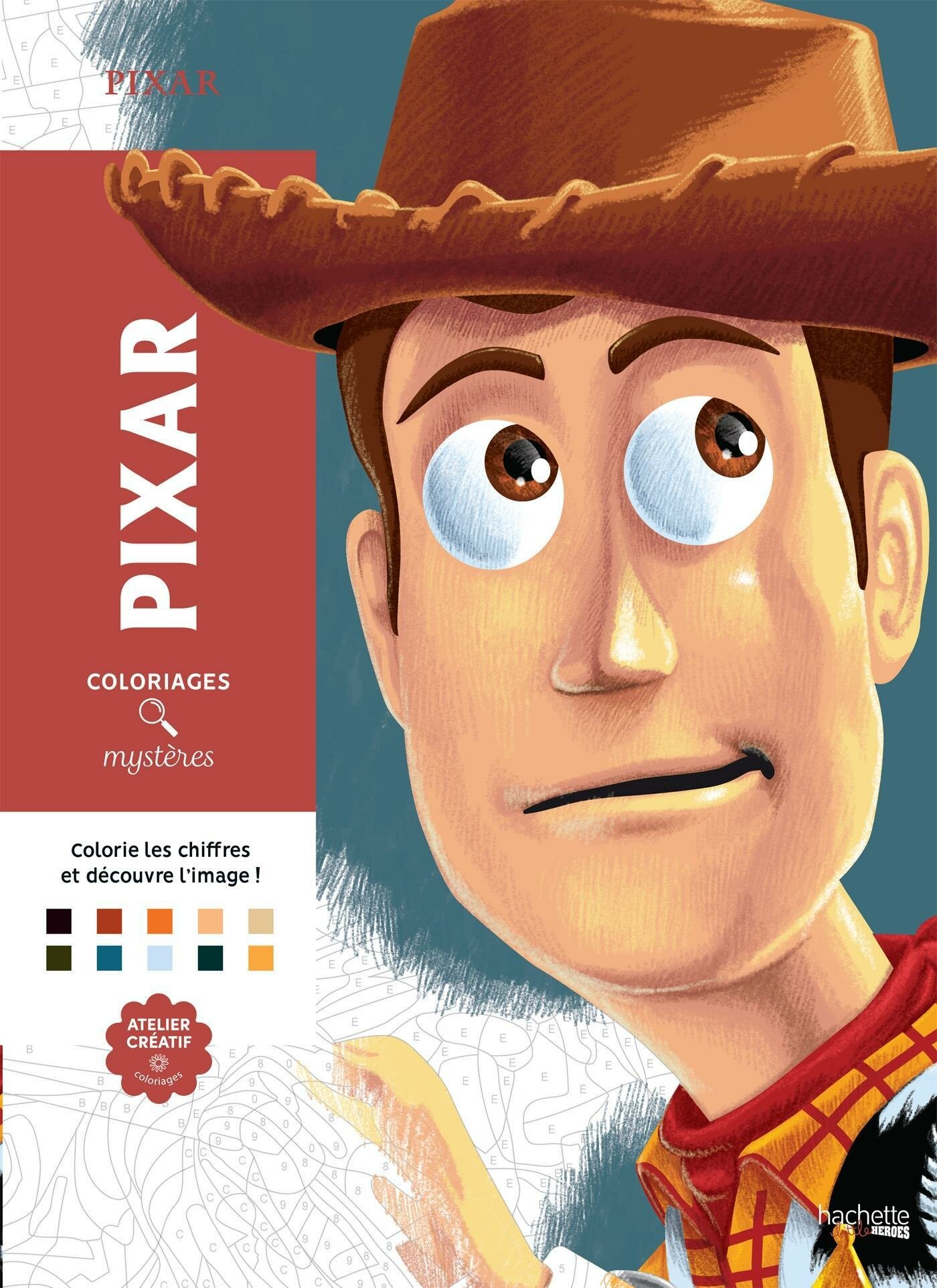 Раскраска по номерам Coloriages mysteres Disney Pixar Пиксар
