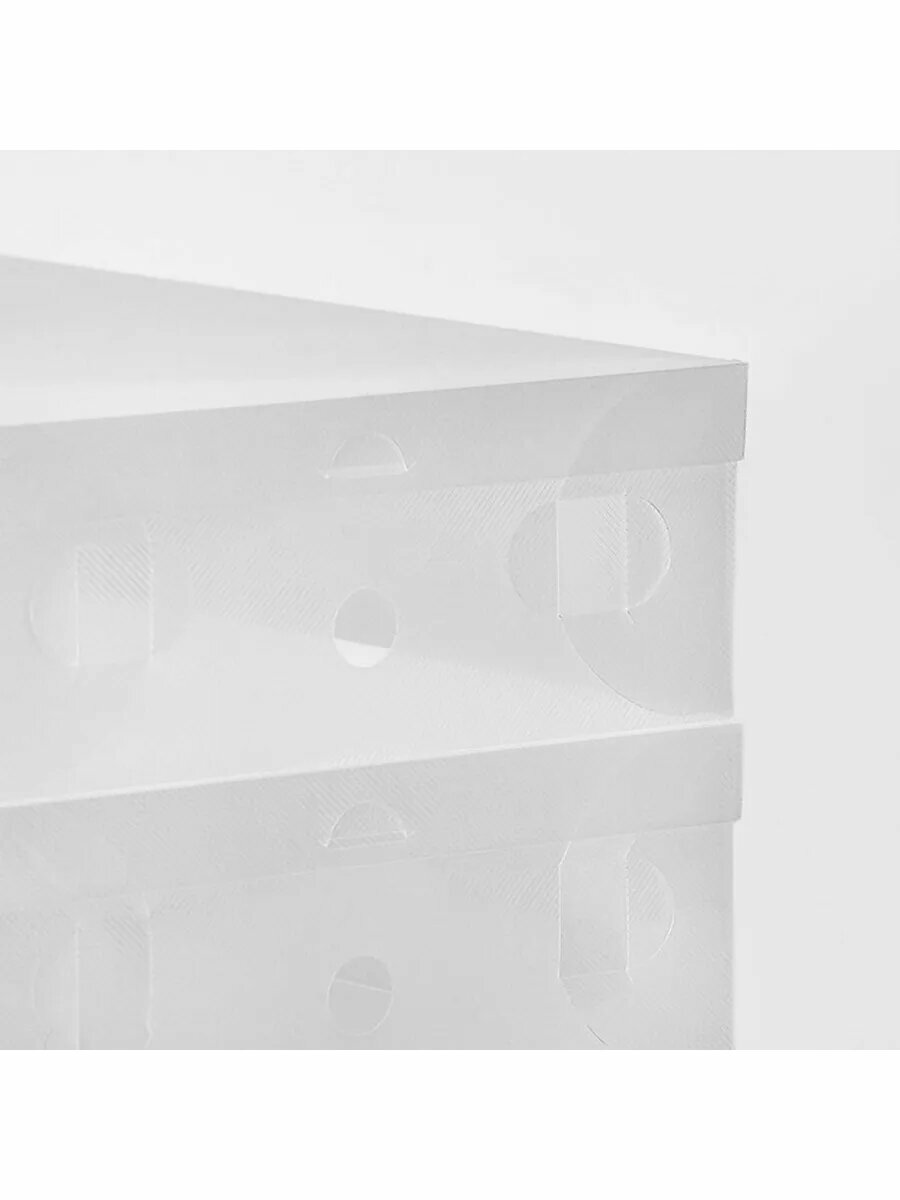 Комплект прочных коробок для обуви с крышкой