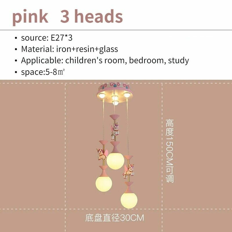 Вращающийся потолочный подвесной светильник в виде единорога, который, я уверена, очень понравится детям. -lj