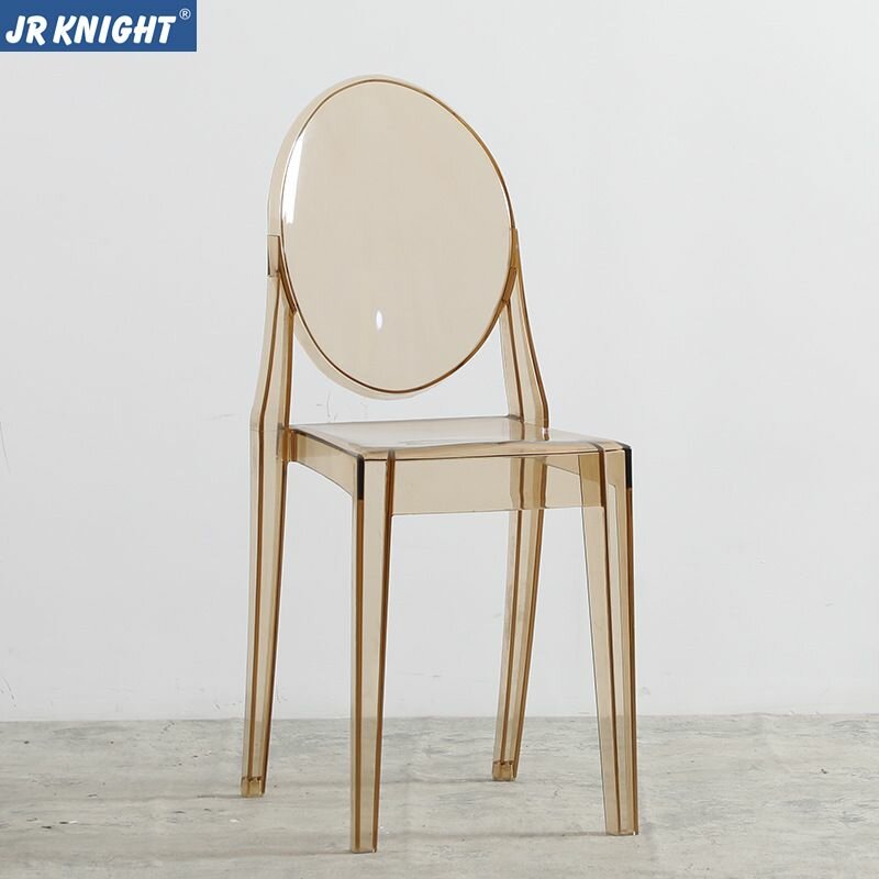 Стул JR Knight, прозрачный, пластиковый каркас, прямоугольный, 35x90 см