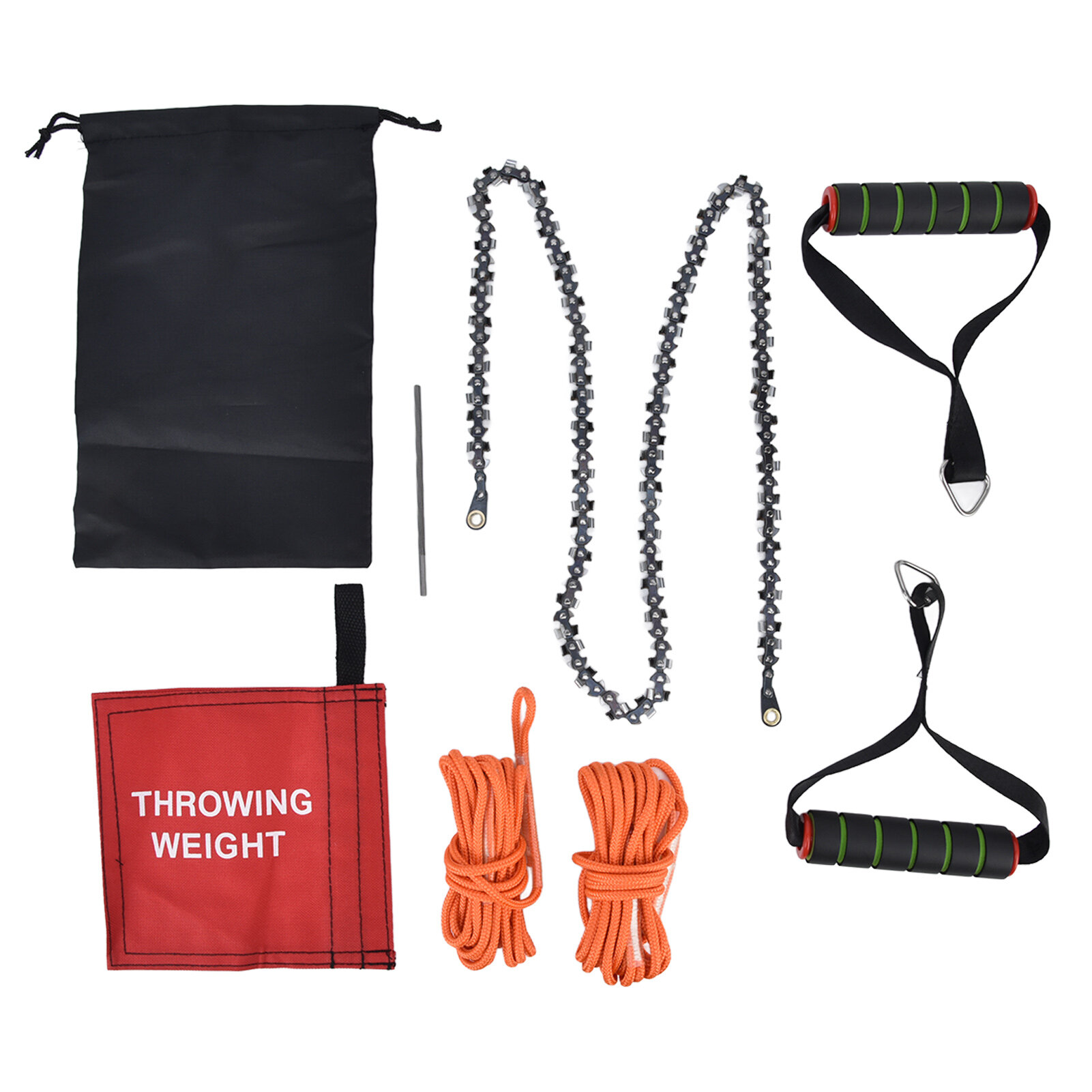 Высокопроизводительная ручная цепная пила 48 дюймов Компактная портативная канатная пила для кемпинга на открытом воздухе Охоты Пешего туризма