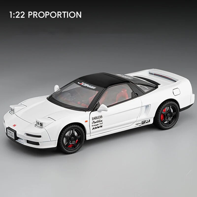 Модель спортивного автомобиля Honda Acura NSX MK1 NA1 1:24 Белый, White