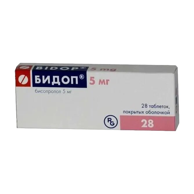 Бидоп таблетки 5 мг 28 шт.