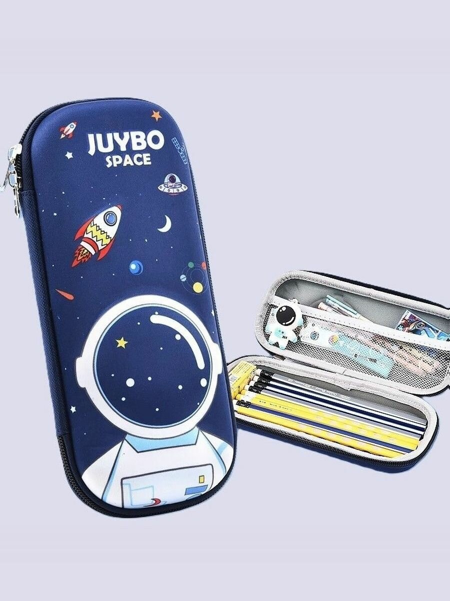 Мультяшный пенал школьный, 3D трехмерный пенал для канцелярии, водонепроницаемый