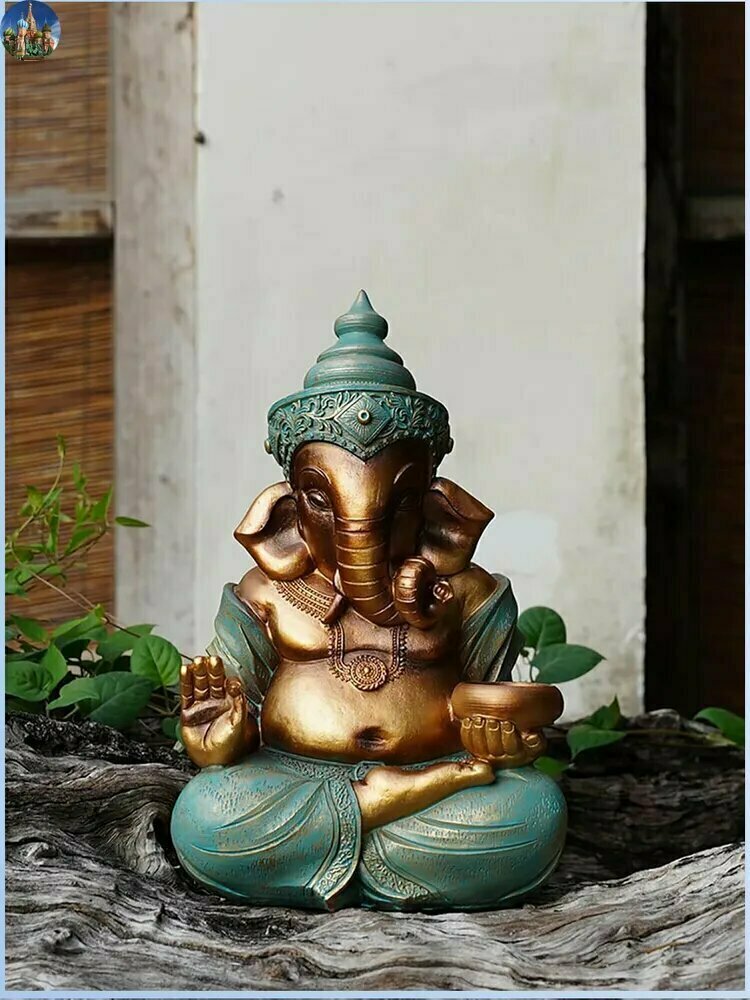Статуя Ганеши, наружное украшение сада, сувениры ручной работы для индуистских богов и Будд