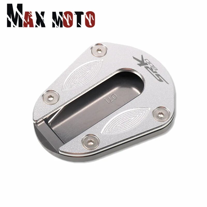 Подставка для мотоцикла QJMOTOR QJSRK600 SRK600 SRK 600 CNC с выдвижной ножкой, Серебряный, Titanium