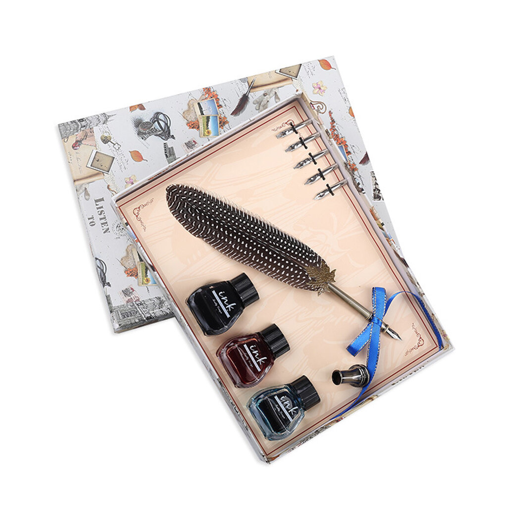 Prefect Feather Pen Desgin Can в качестве подарка канцелярских товаров для студентов/учителей