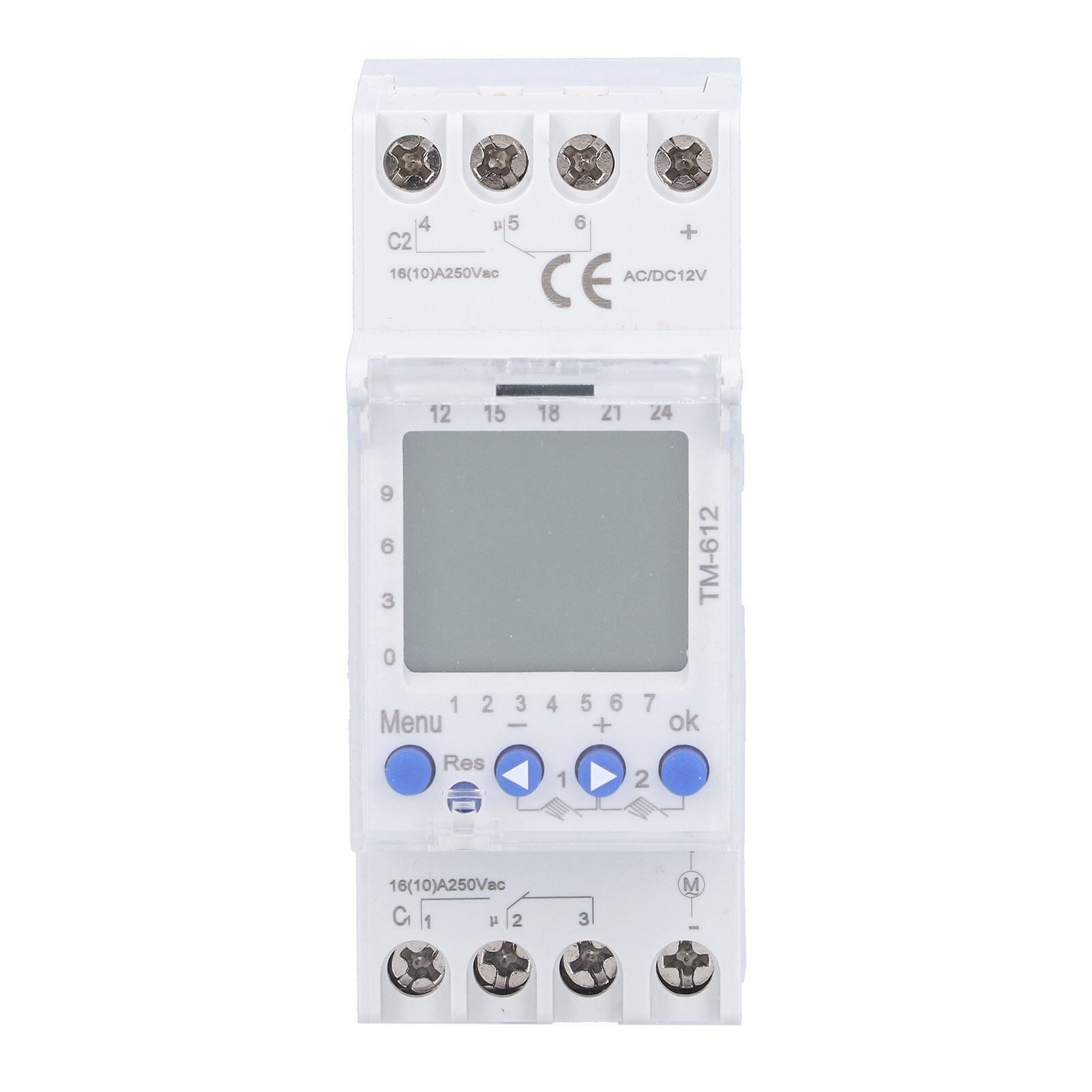 Интеллектуальный таймер TM612 с 2 выходами DC12V