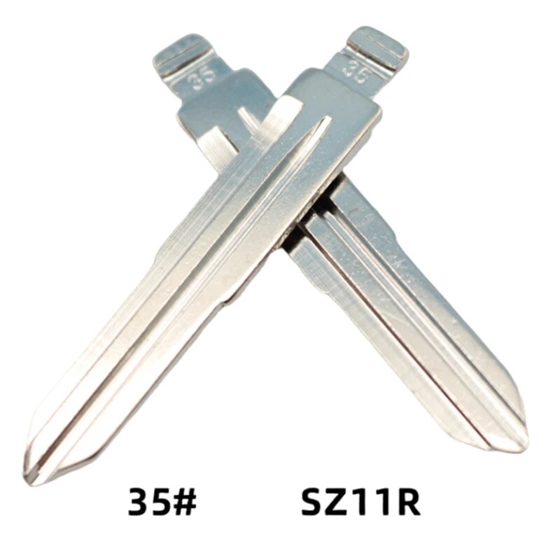10 шт. 35 # SZ11R автомобильный откидной ключ лезвие KD пустой ключ с дистанционным управлением для Suzuki Alto для KD KEYDIY Xhorse