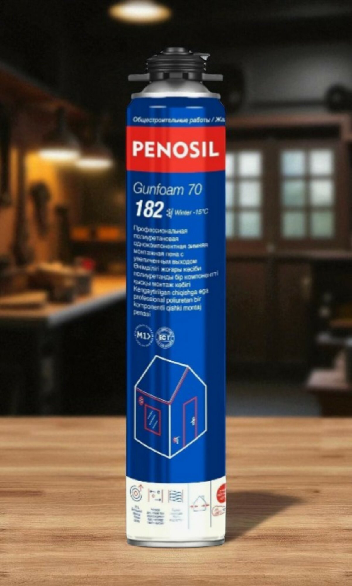 Пена монтажная проф PENOSIL Gunfoam 70 182 Winter с увеличенным выходом -15C + 30C, А1644