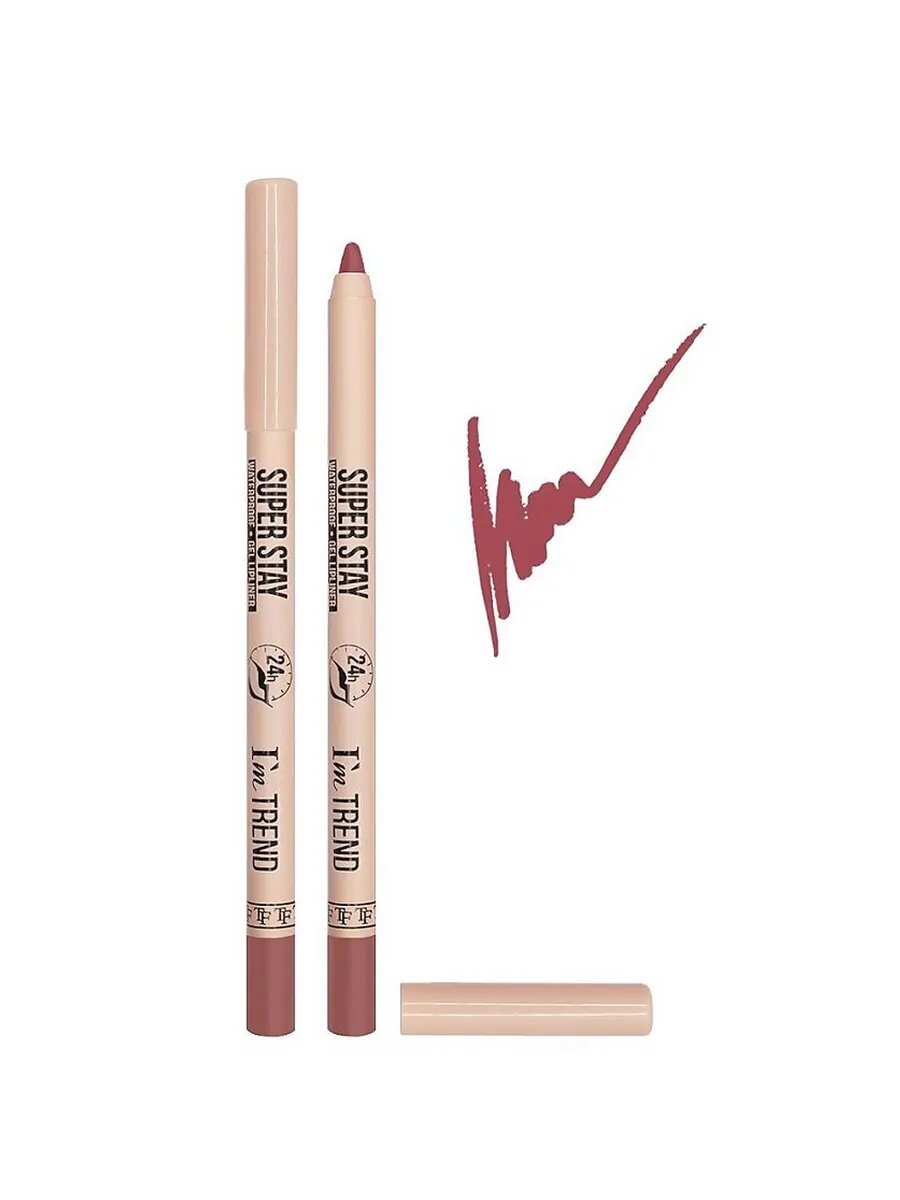 Triumph Карандаш для губ гелевый Super Stay I'm Trend тон 002 нейтральный розовый