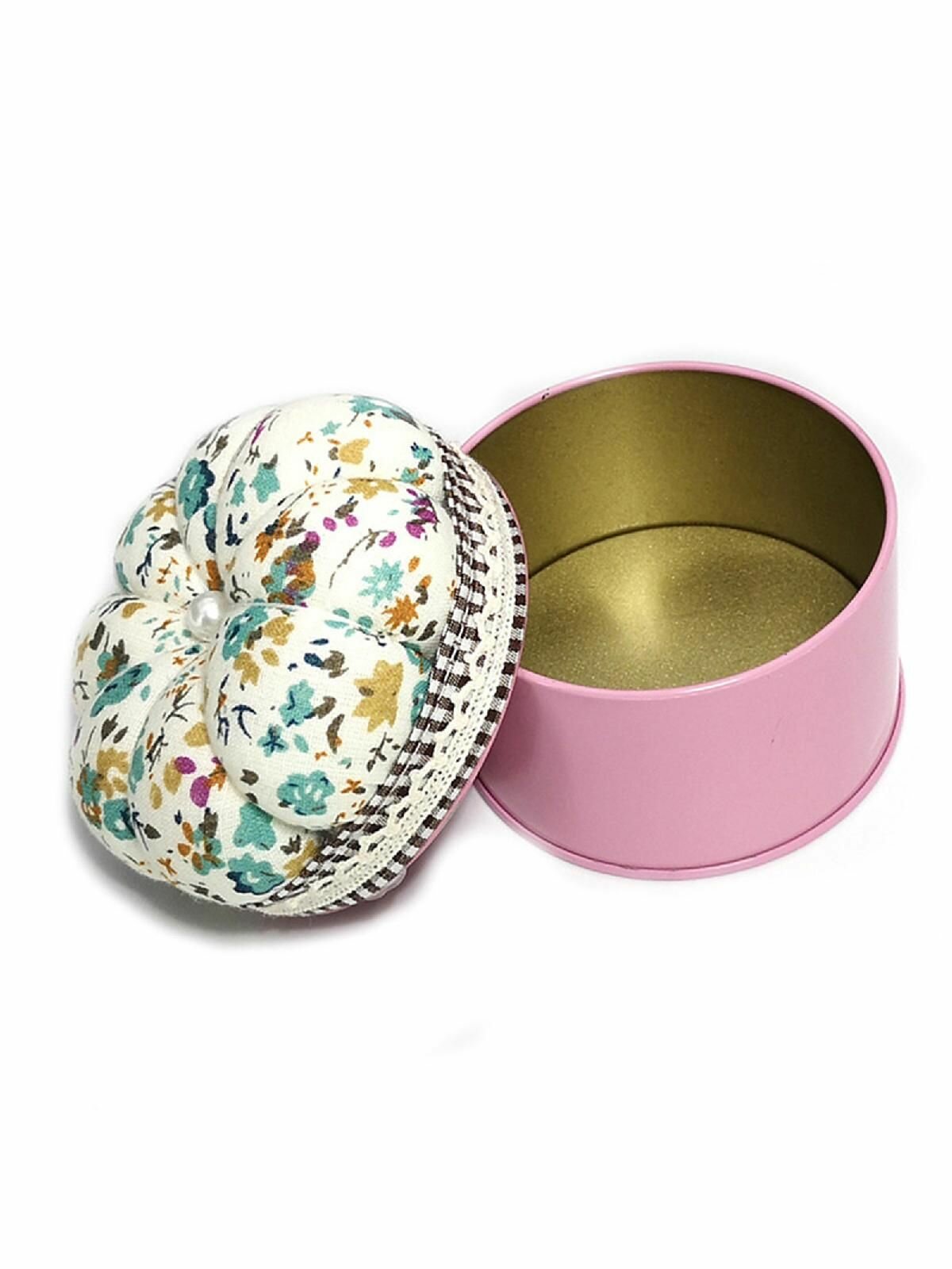 Подушка для иголок с коробкой