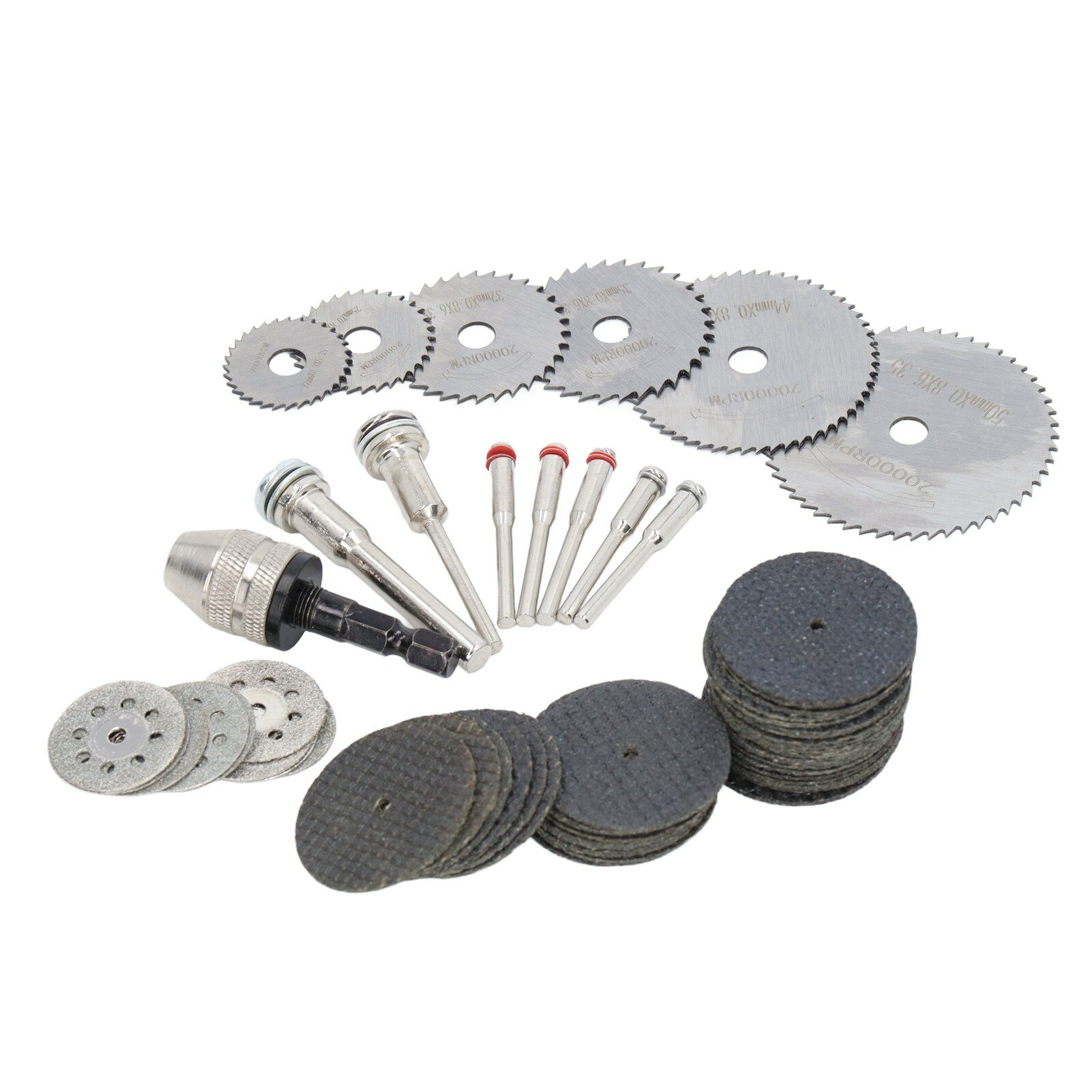 Роторные режущие диски, набор инструментов, отрезной диск из смолы, пилы из быстрорежущей стали для дерева, металла, пластика