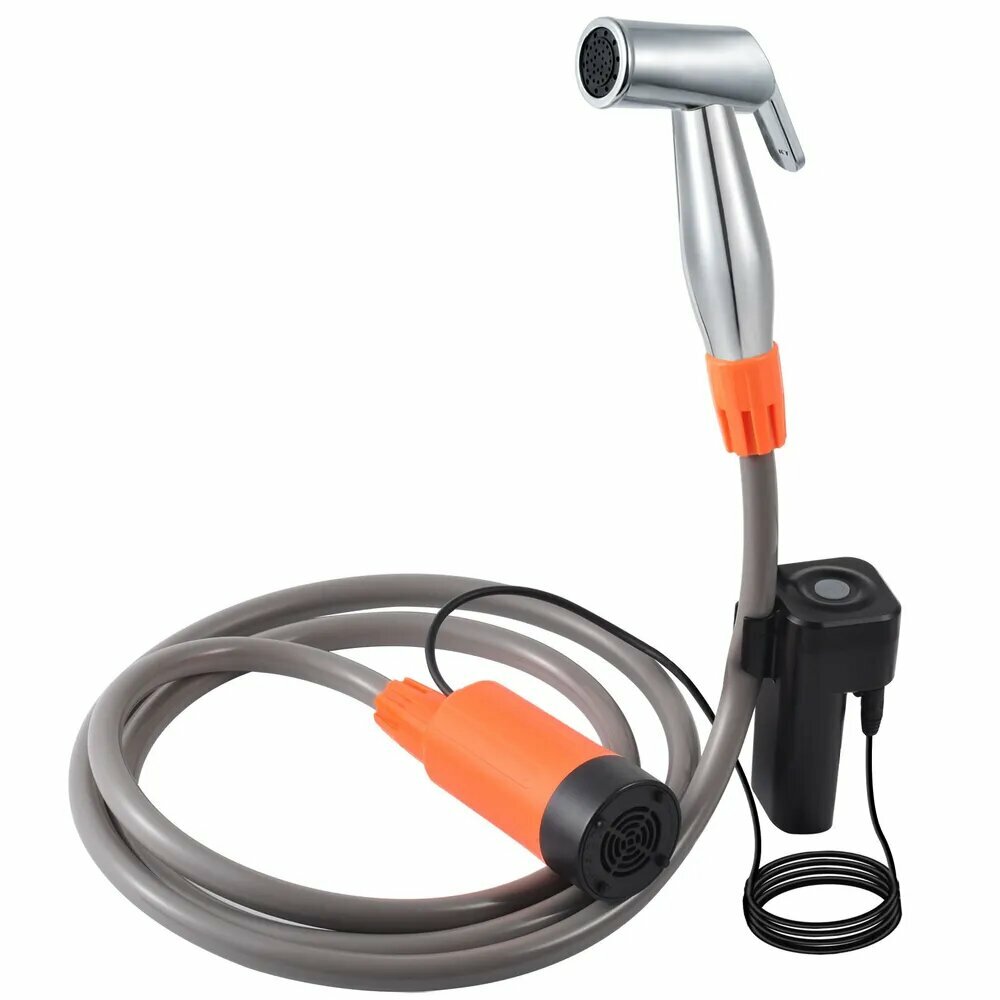 Переносной душ CS02, 1 гал/мин, аккумулятор, гибкий шланг, зеленый