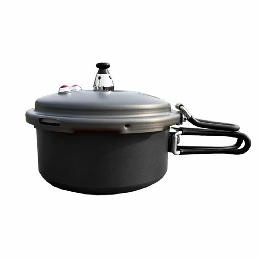 Портативная складная скороварка 80 кПа алюминиевый сплав Plateau посуда 2 л тушеная кастрюля для приготовления пищи на открытом воздухе кемпинг пикник