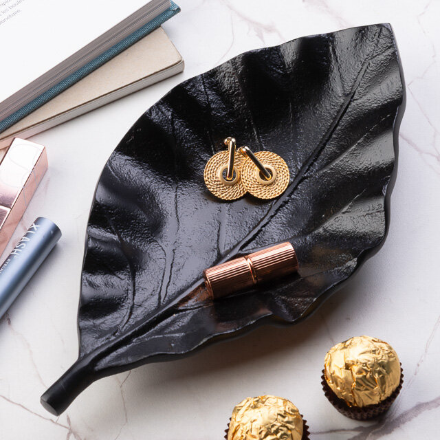 Декоративный поднос Bruscardo Black 27 см, Boltze, 2027257-1