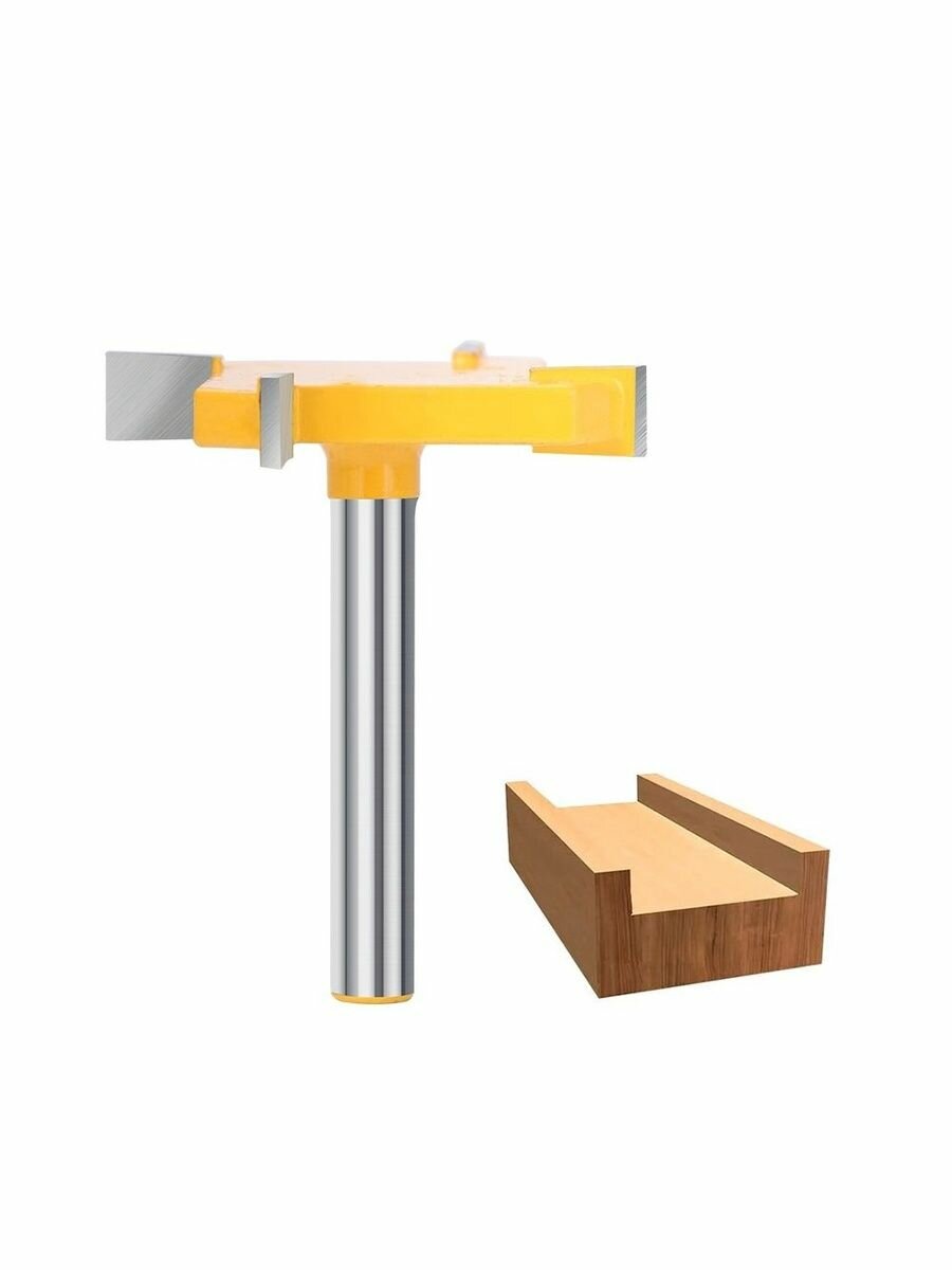 Фреза пазовая Т-образная XCAN, твердосплавная 6х40х6,35х46мм