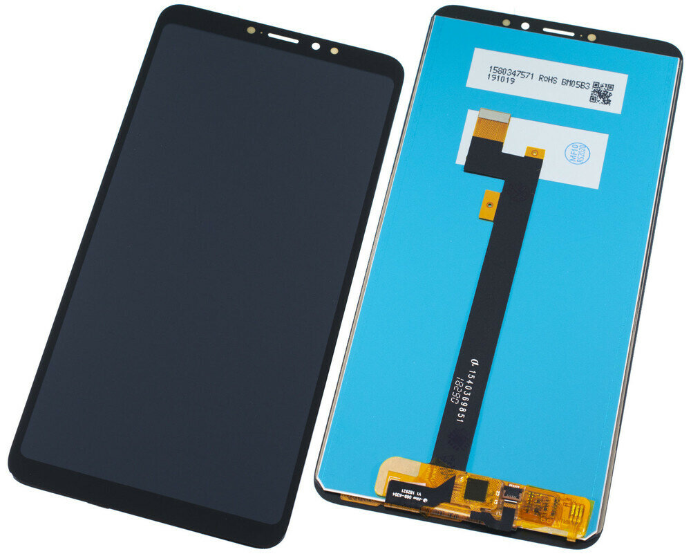 Дисплей черный MyPads для Xiaomi Mi Max 3 (Экран, тачскрин, модуль в сборе)