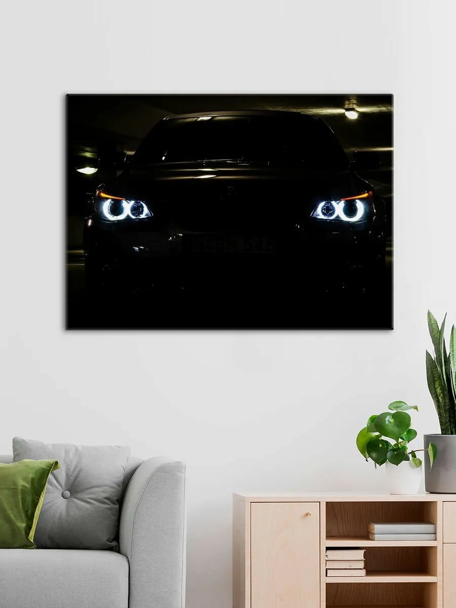 Картина на стену "BMW E60", 70х50 см