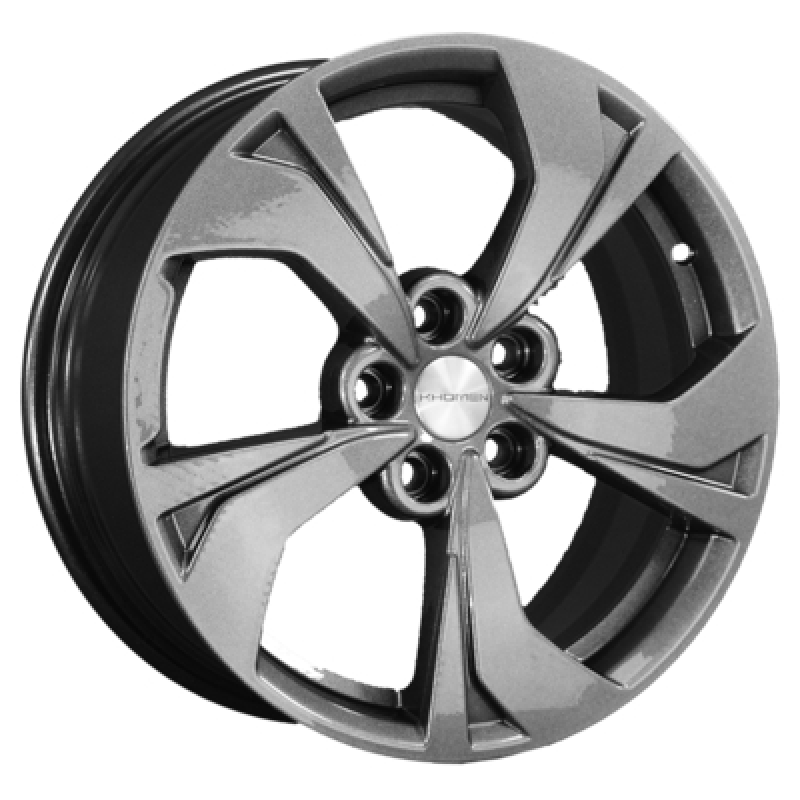 Диск колесный Khomen Wheels KHW1724 (Jac-Москвич 3) 7,0x17 5x108 Dia54.1 ET40 цвет Gray